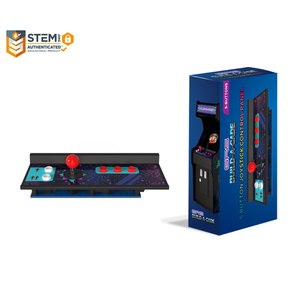 5 Buttons Joystick Control Panel - C | Thunderstick Studios