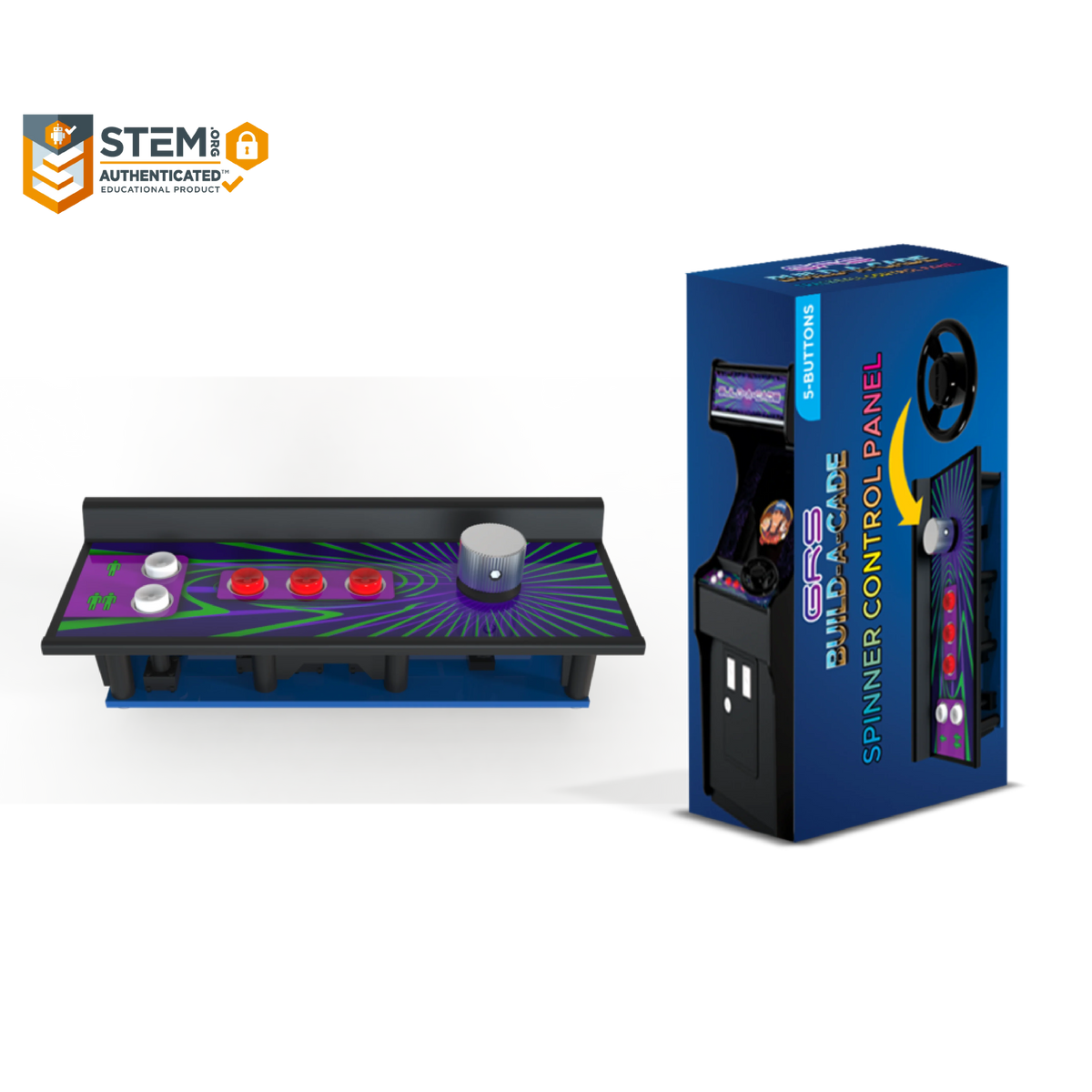 Spinner with 5 Buttons Control Panel for BAC